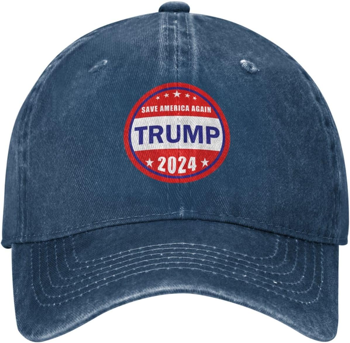 Trump 2024 Save America Again Denim Cap Vintage Baseball Hat Unisex ...