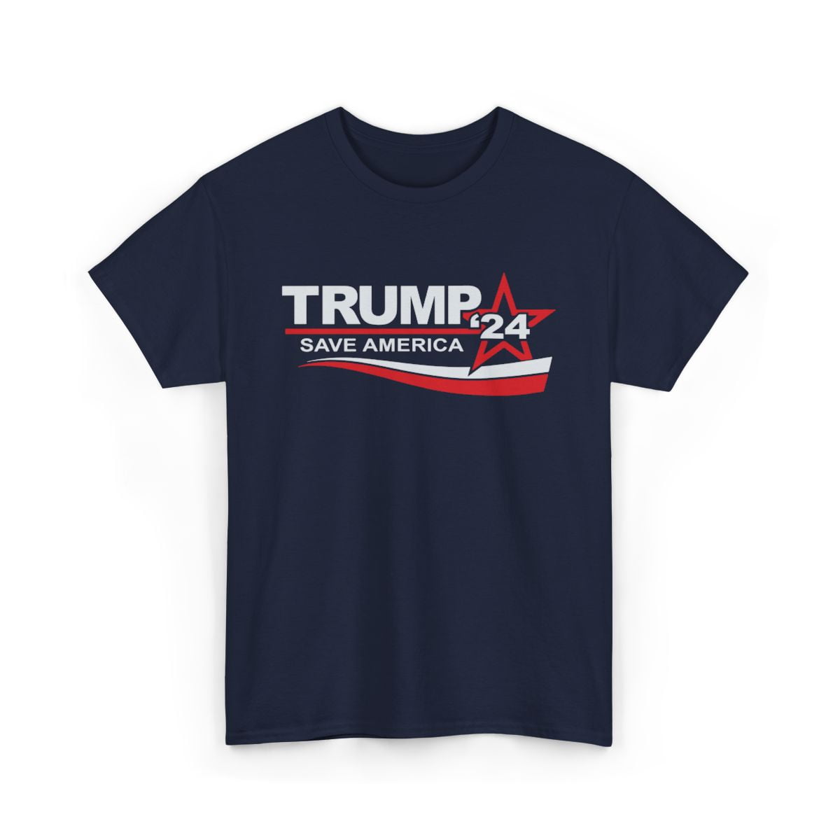 Trump 2024 Save America T-Shirt Patriotic Campaign maga USA Flag Unisex ...