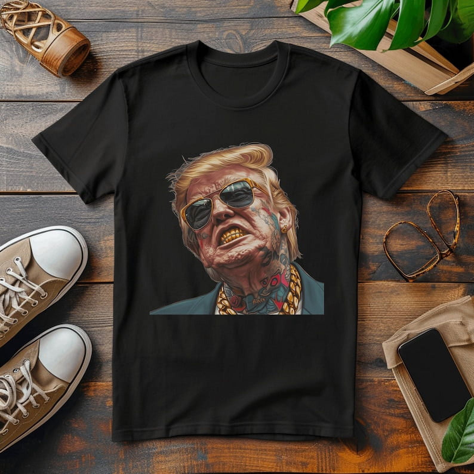 Trump 2024 Shirt | Gangsta Tattoo Trump | MAGA, Conservative ...