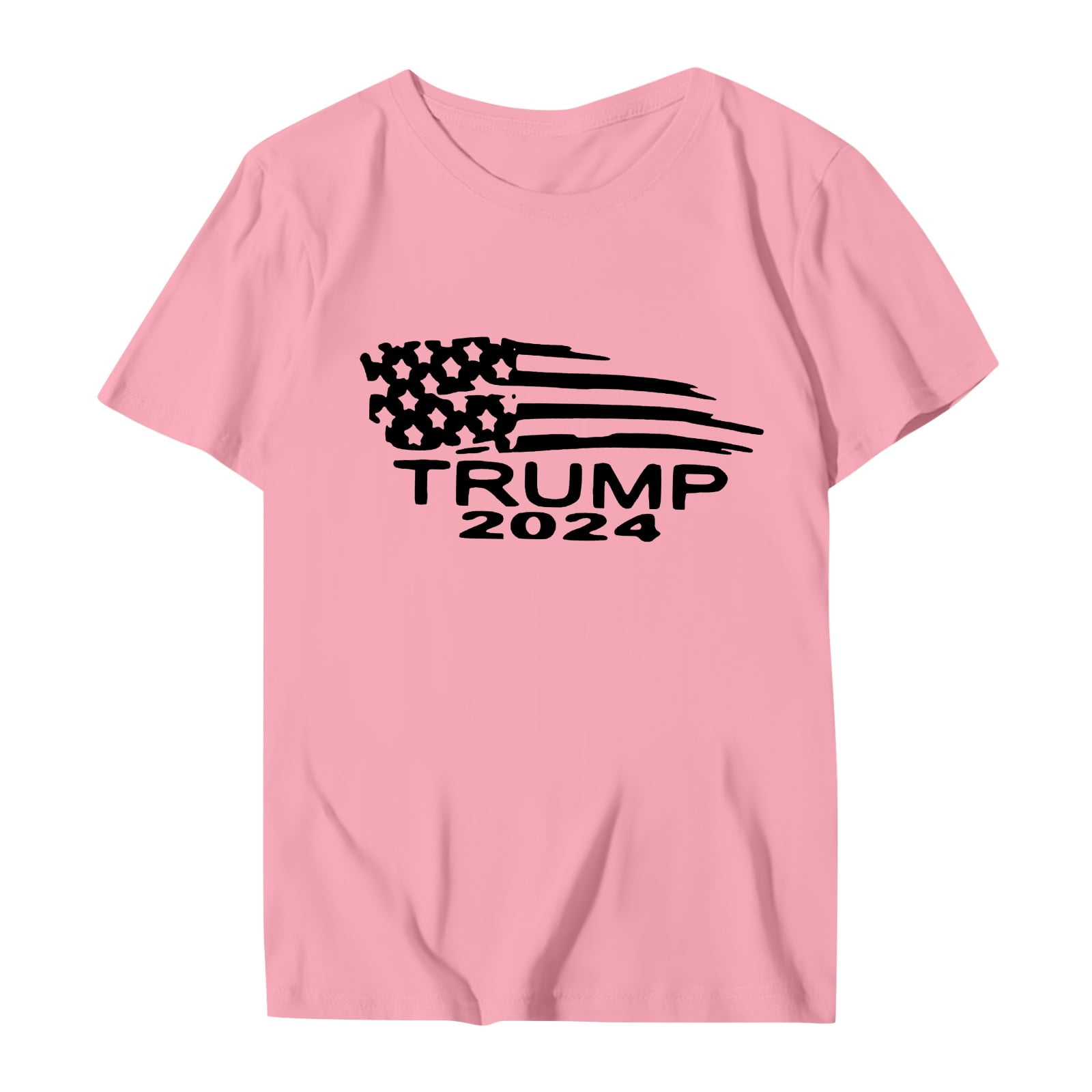 Trump 2024 Shirts For Women Trump Flag 2024 We The People Stand With