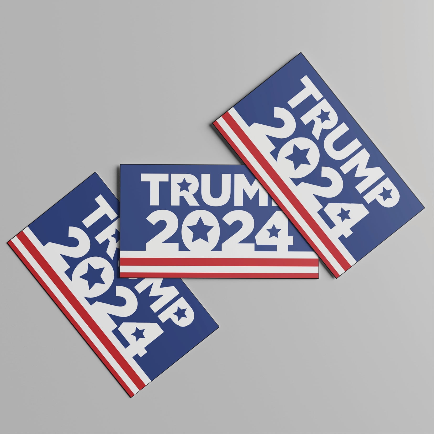 Trump 2024 Sticker, 4 x 7 inches Trump Bumper Sticker, President Donald ...