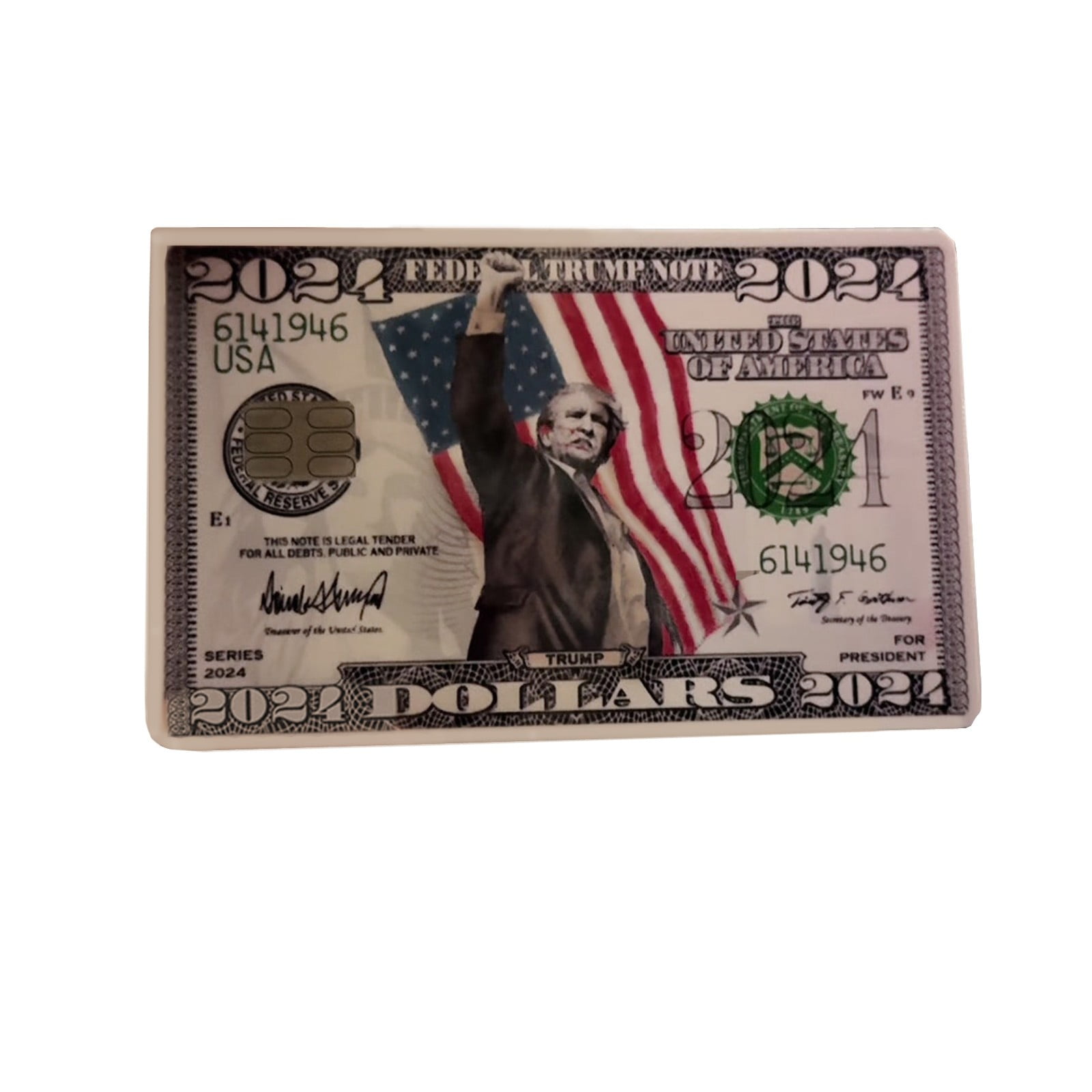 Trump 2024 Sticker Banknote Credit Card Sticker Debit Card Leather Case ...