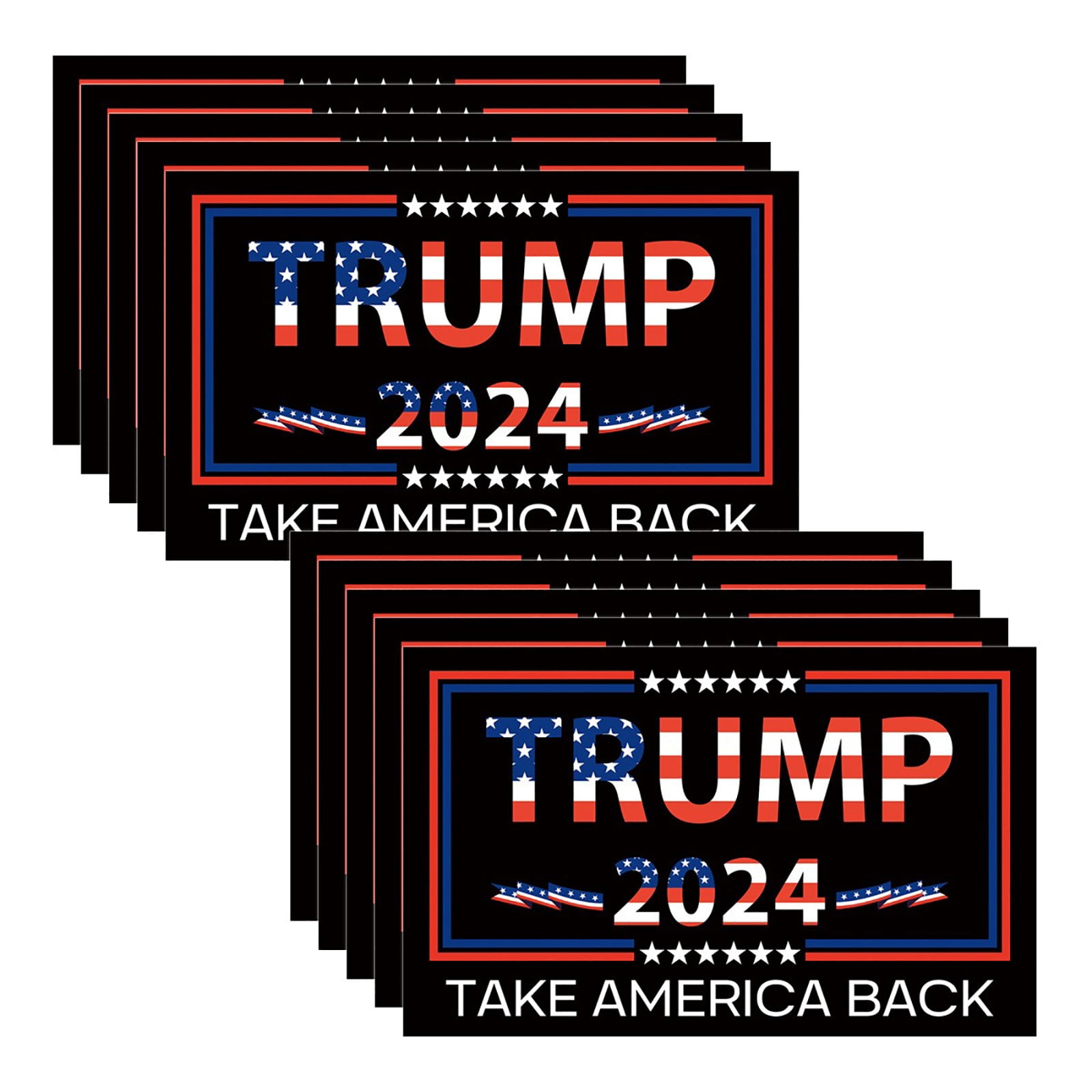 Trump 2024 Stickers, Vinyl Waterproof Stickers, Patriotic Decorations ...