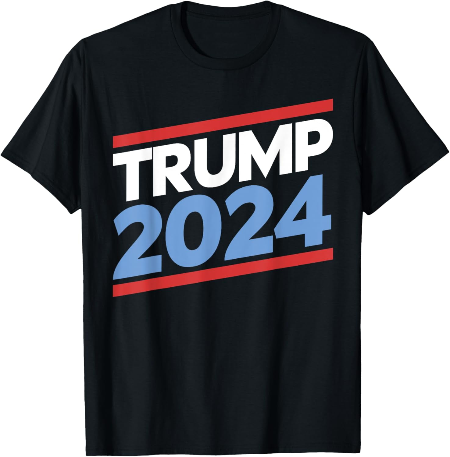 Trump 2024 T-Shirt - Red, White, and Blue Republican Gift - Walmart.com