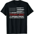 Trump 2024 Take America Back Election Patriotic Flag T Shirt