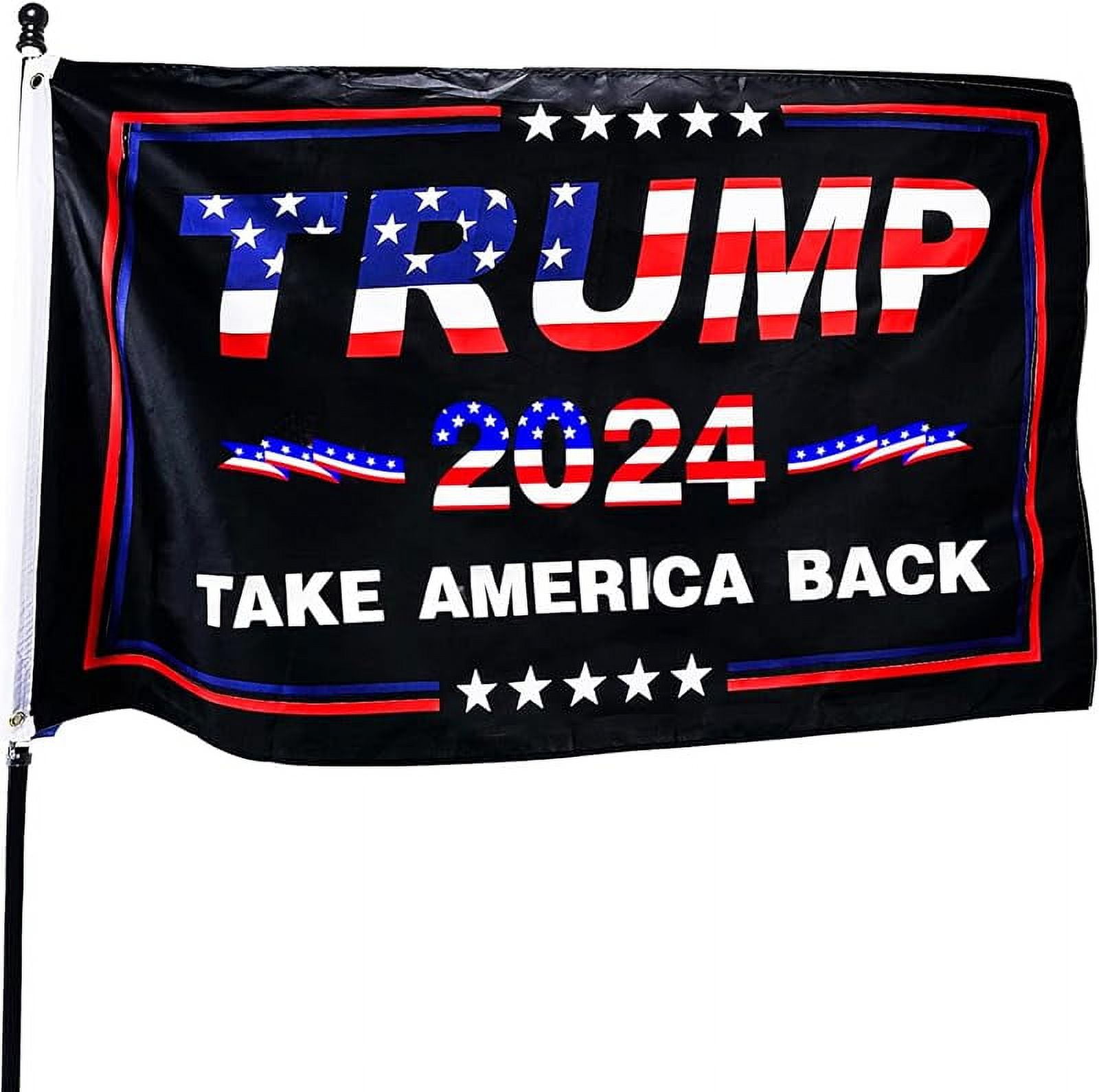 Trump 2024 Take America Back Flag, 3x5 ft 2024 Trump for President Flag ...