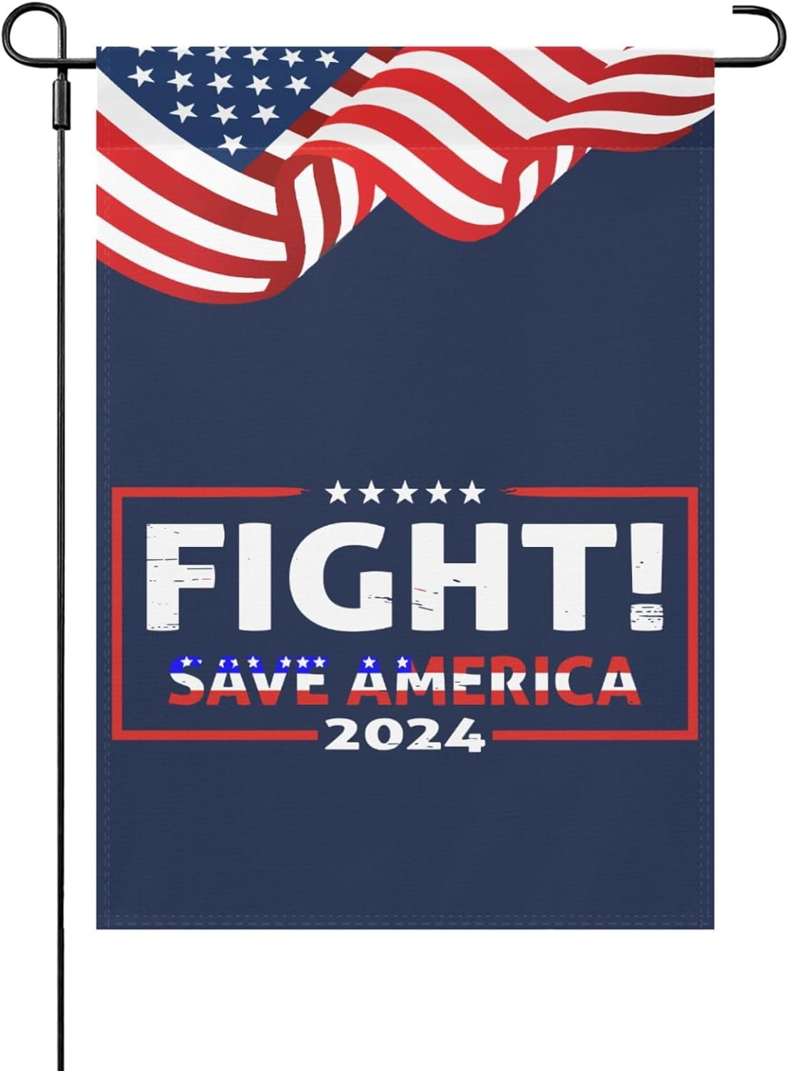 Trump 2024 We Saved America Outdoor Flag One Size Double Sided, Art ...