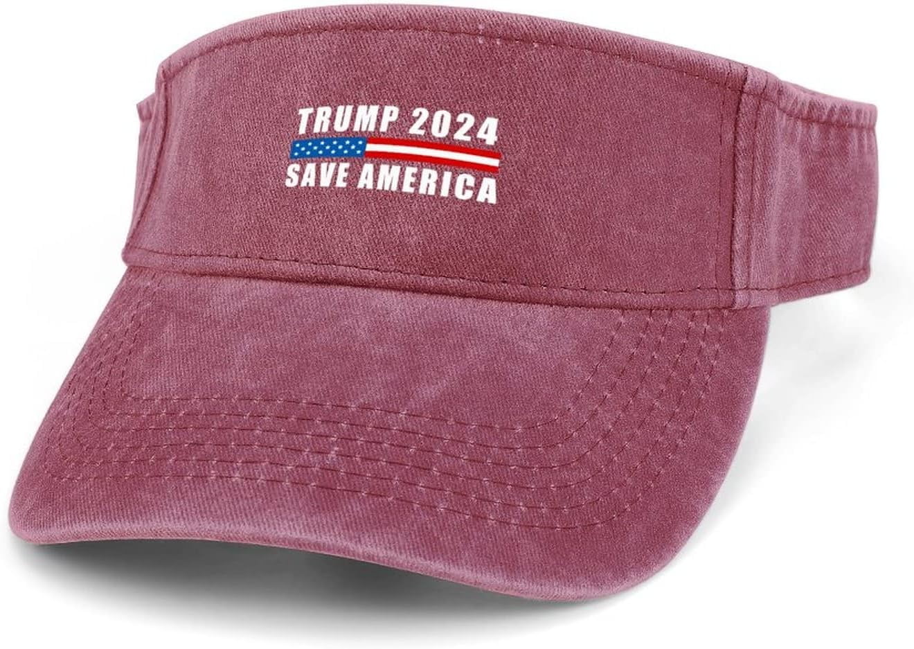 Trump 2024 Womens Golf Hat Retro Visor Hat for Women Ponytail Hats ...