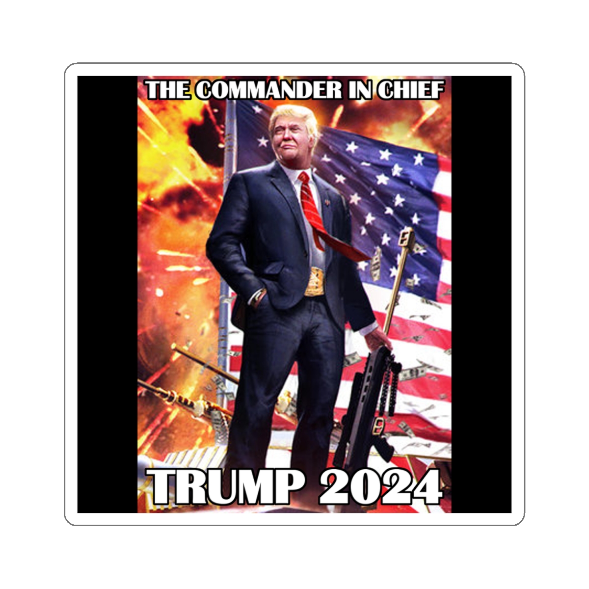 Trump 2024 Your CIC Kiss-Cut Stickers - Walmart.com