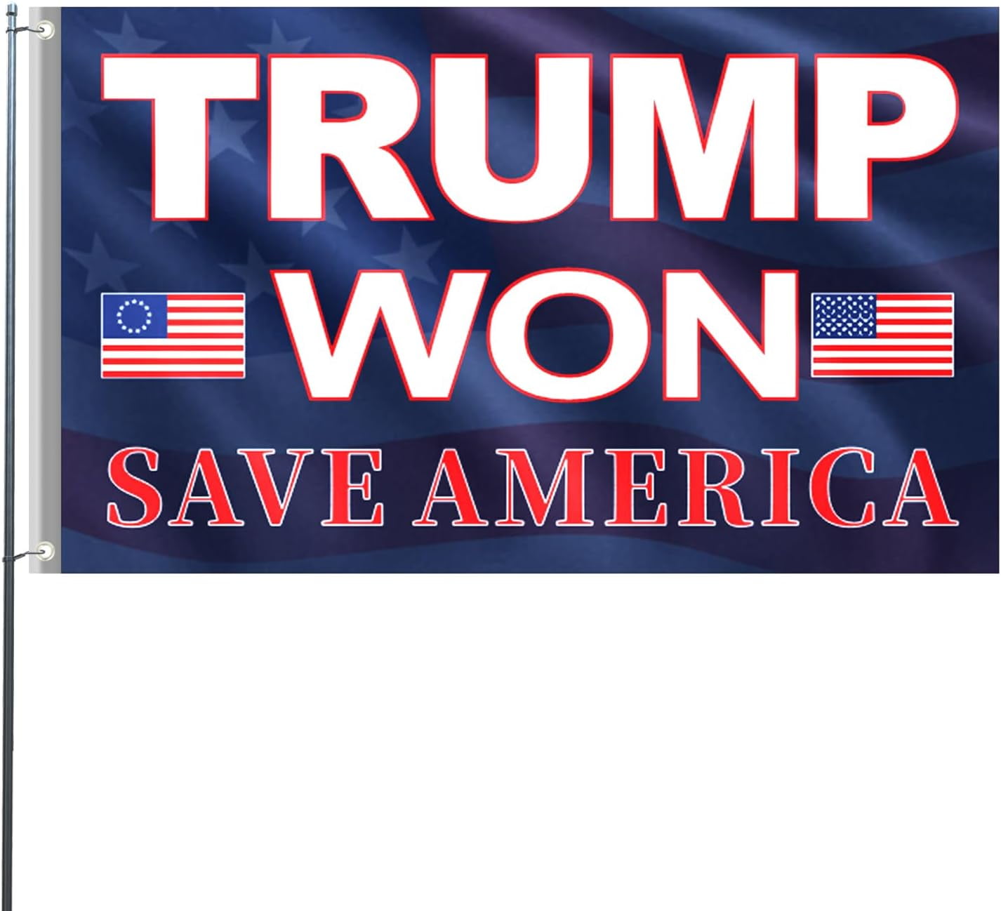 Trump 2024 flag, 3x5 Feet Trump Flag Save America with Gromments ...