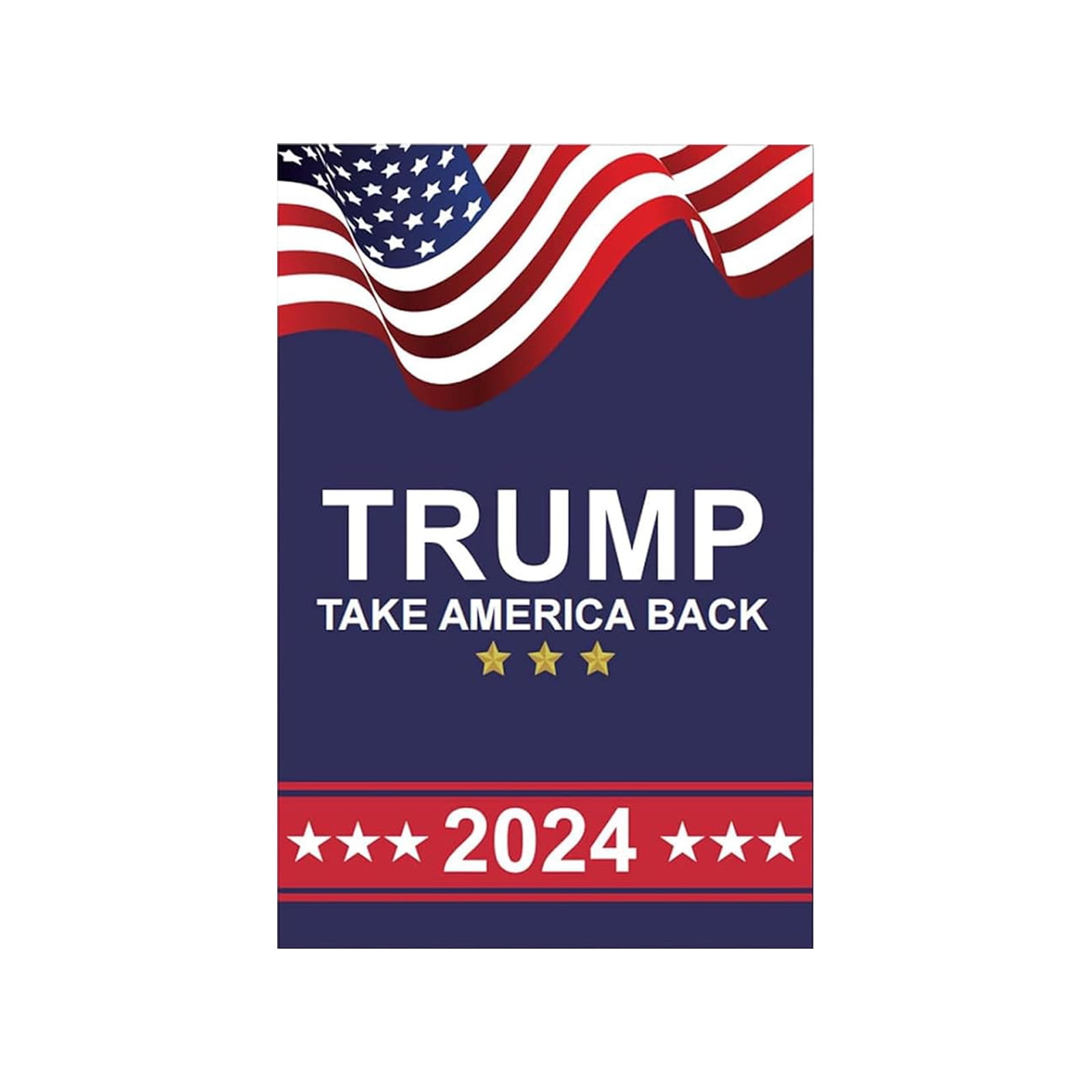 Trump 2024 flags Flag Yard Outdoor Decoration - Walmart.com
