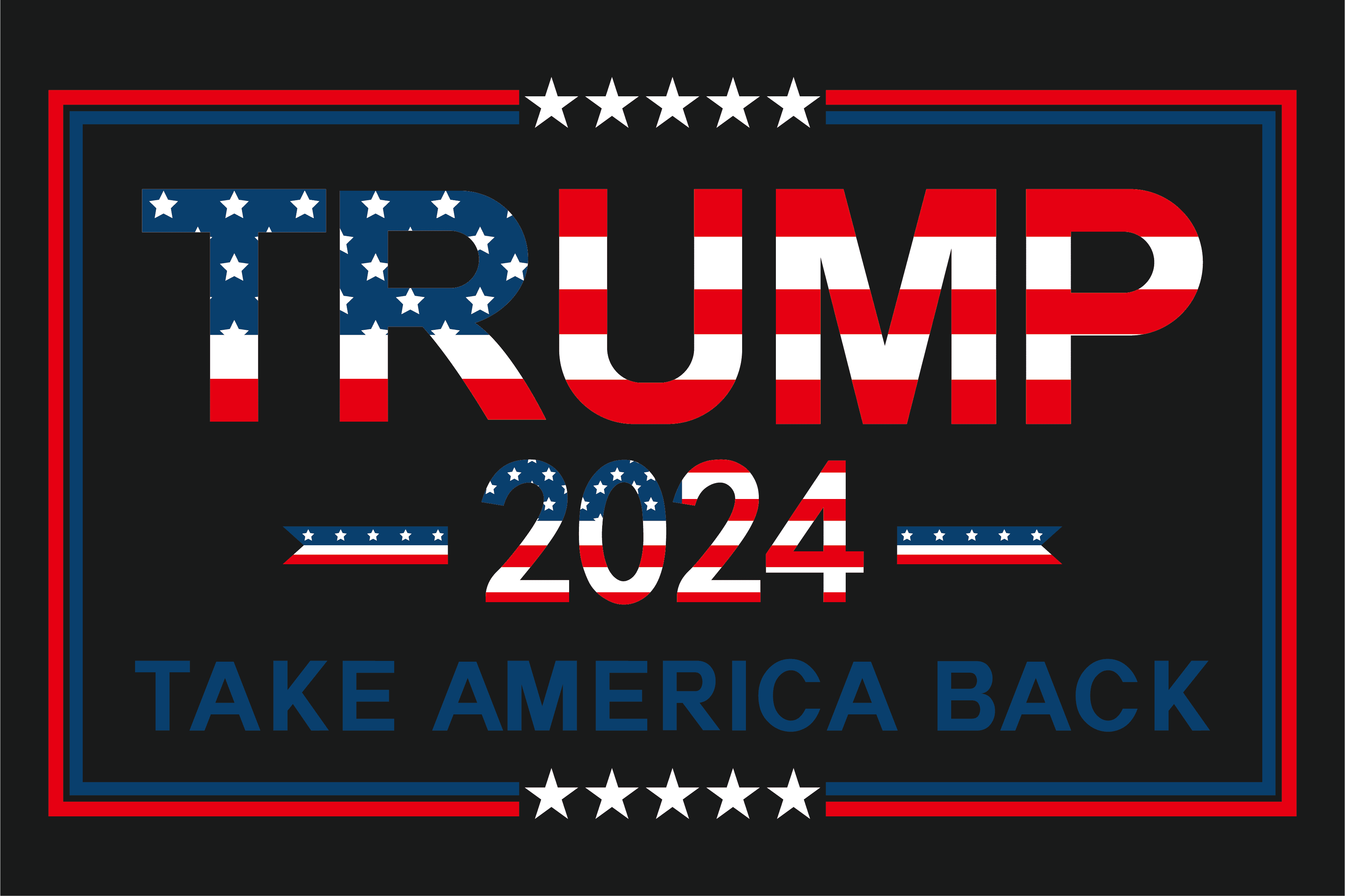 Trump 2024 for President Yard Sign - Walmart.com
