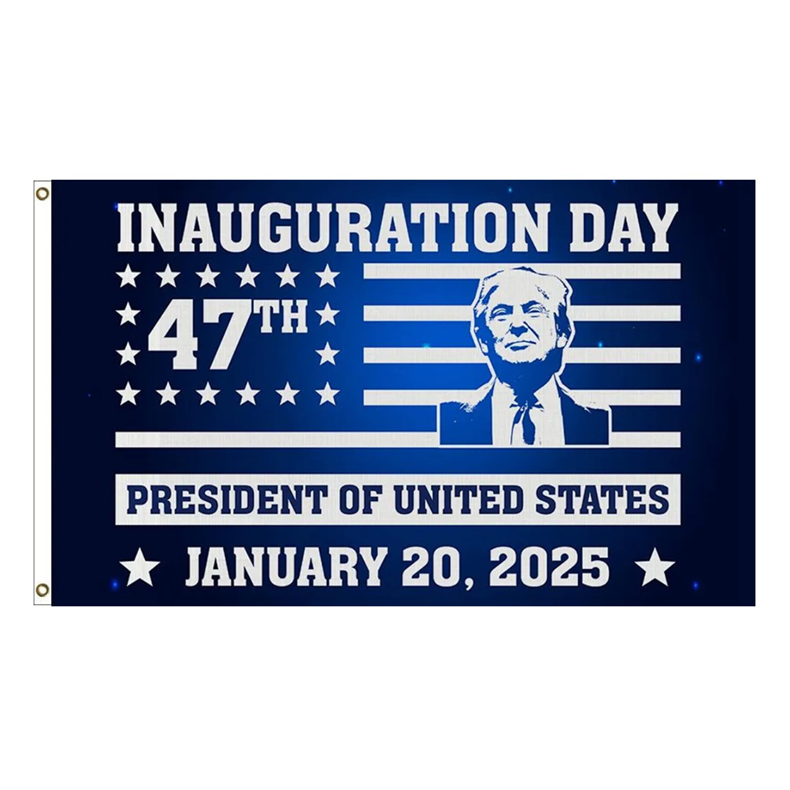 Trump 2025 Trump Inauguration Flag Double-Sided, Double Angle Banner ...