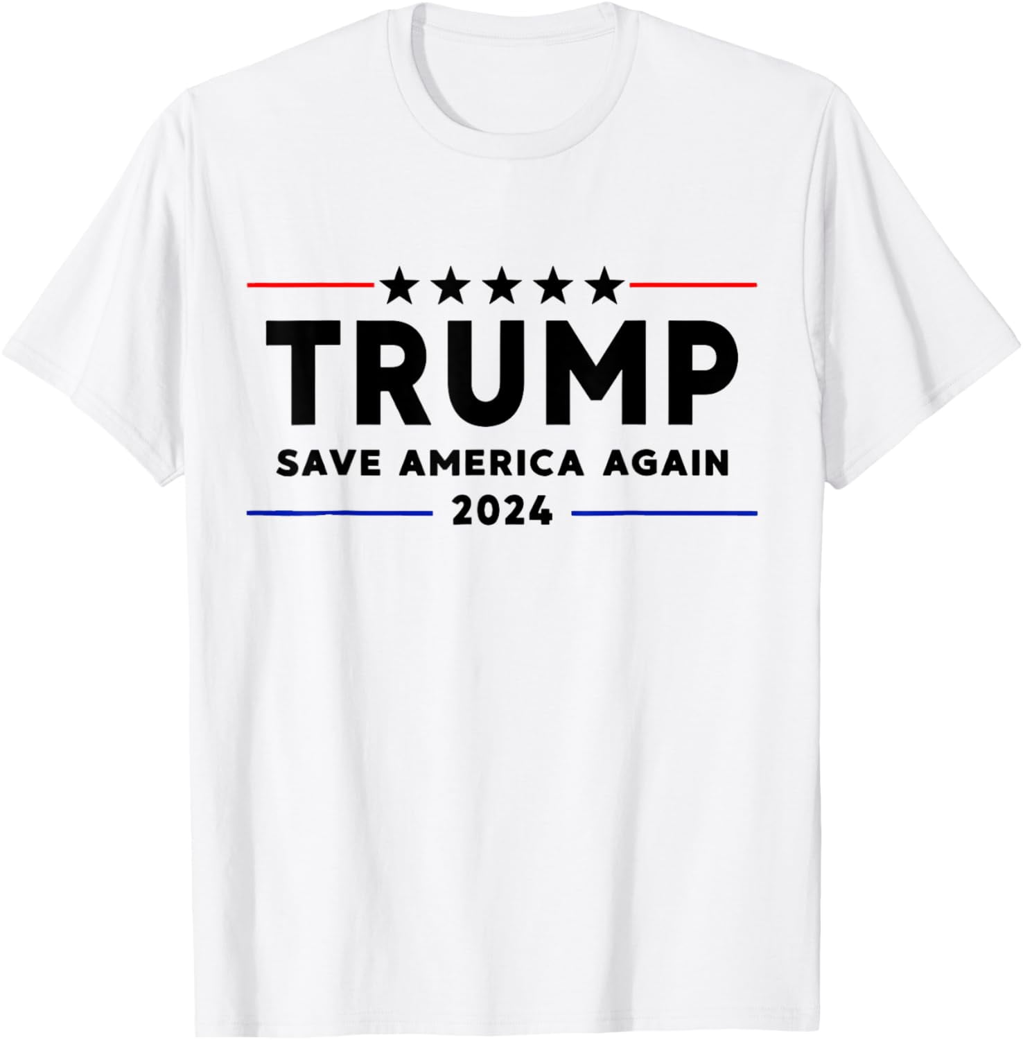Trump 2025 Shirt Save America Again Vote Trump White T-Shirt - Walmart.com