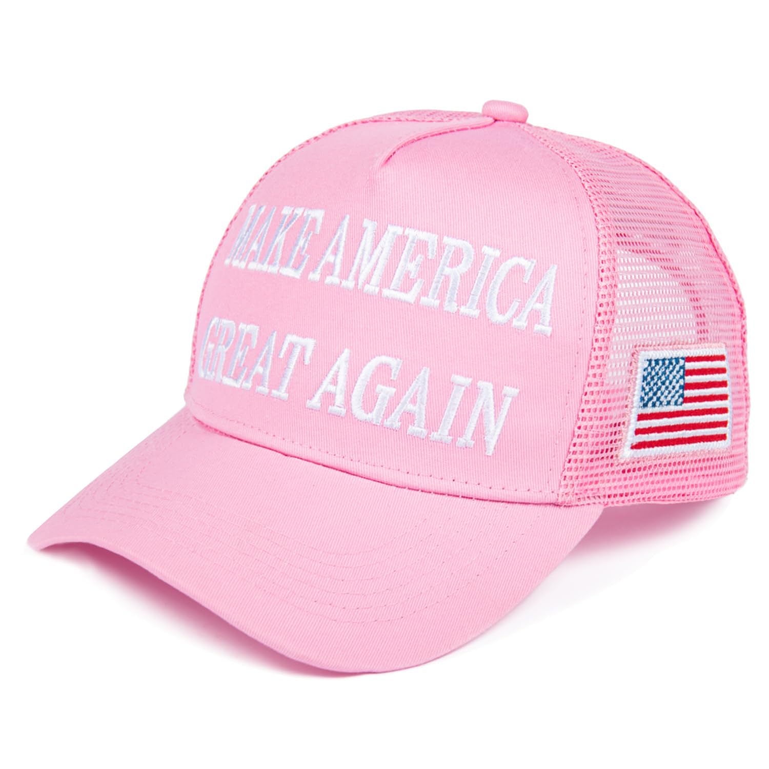 Trump 45-47 MAGA Pink Mesh Hat Trump Make America Great Again Slogan ...
