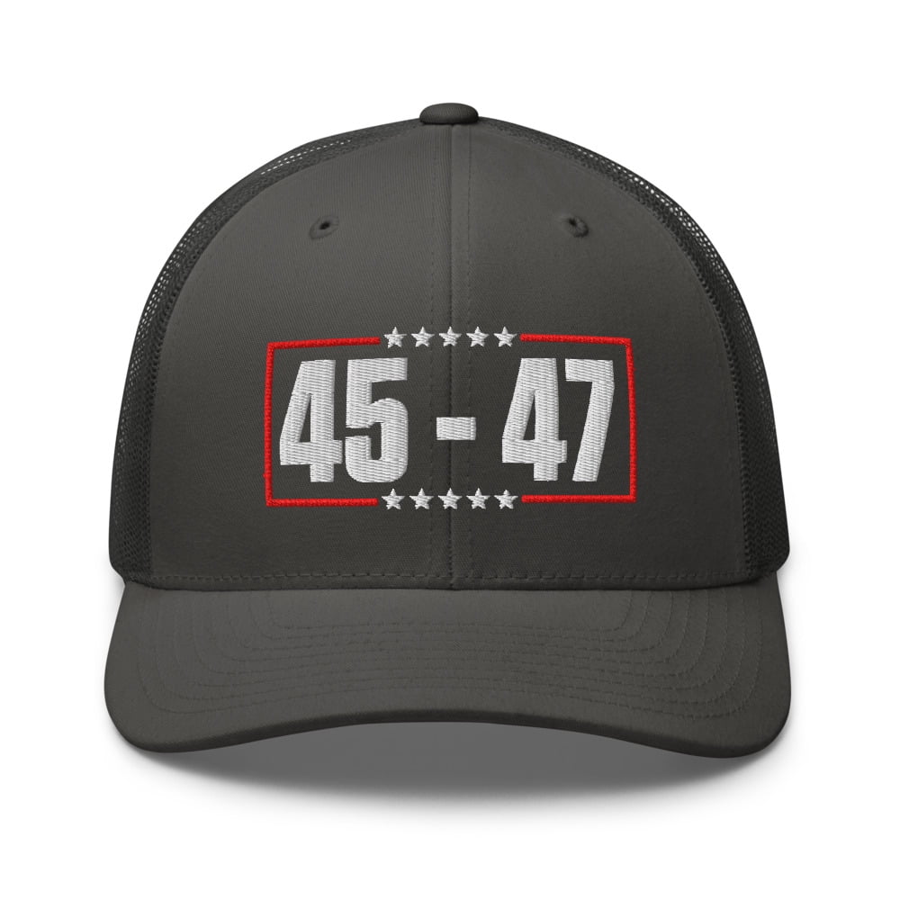 Trump 45 47 hat Embroidered Trucker Cap Trump 2024 President hat MAGA ...