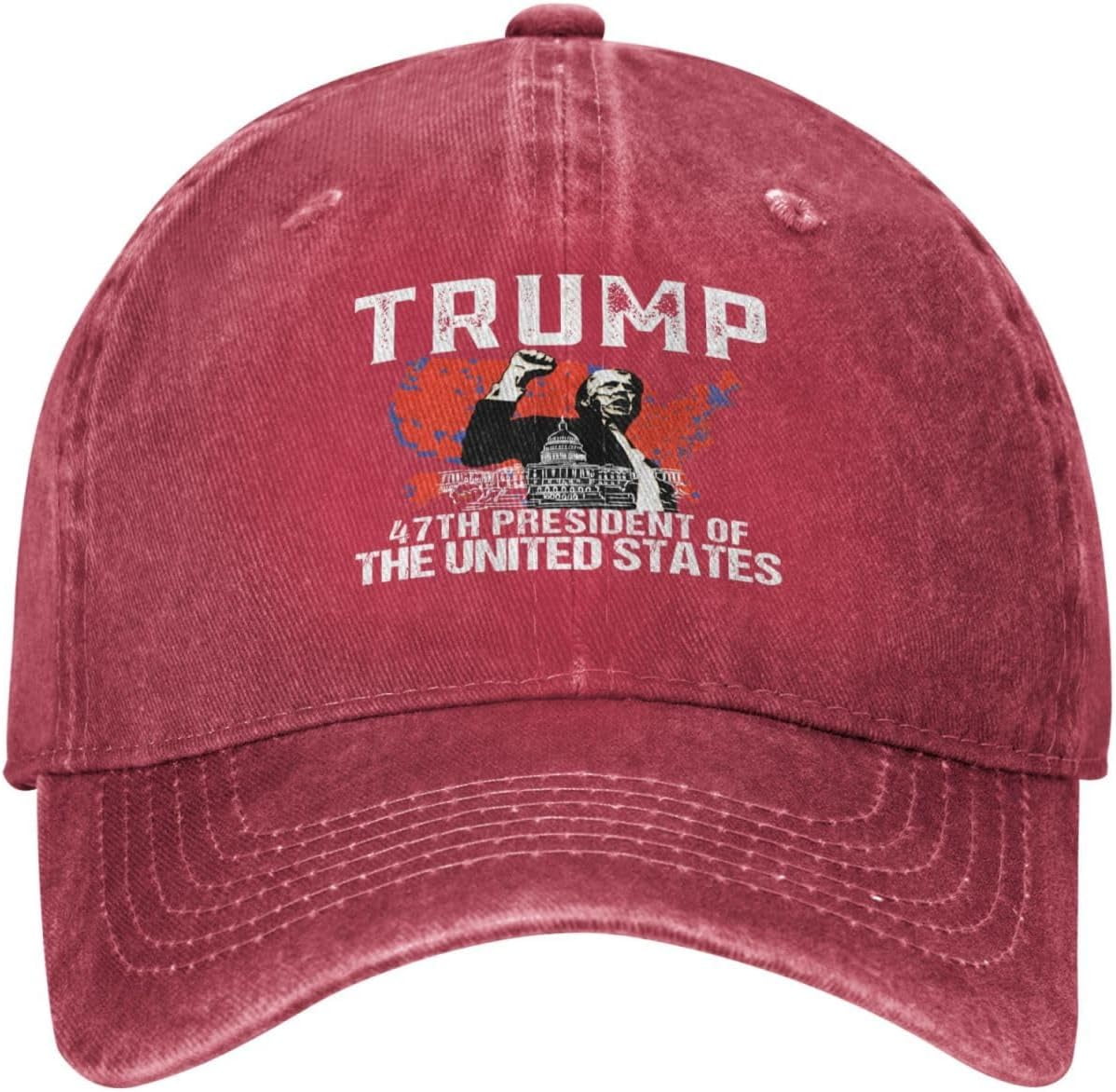 Trump 47 Hat Map of 2024 Election 2025 Presidential Inauguration Day ...