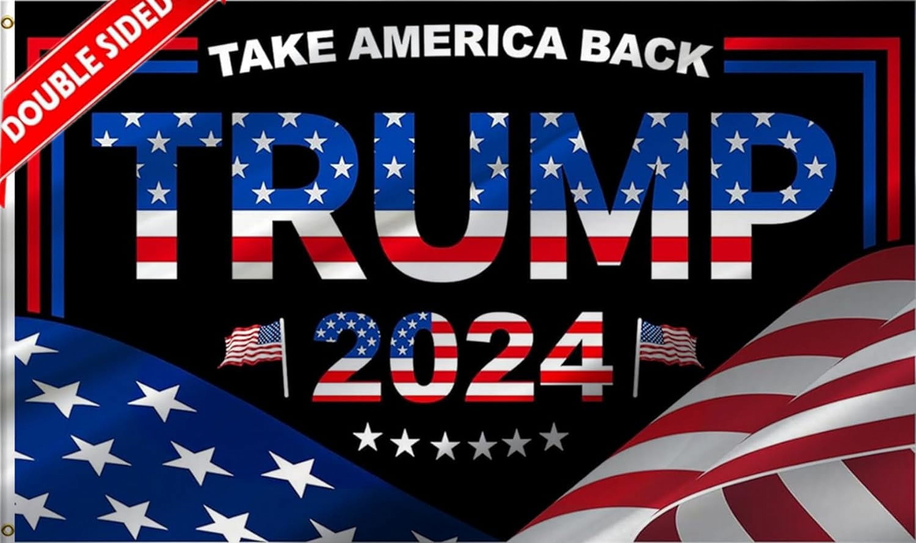 Trump Banner Double Sided Trump 2024 Flag 3x5ft, Durable Nylon ...