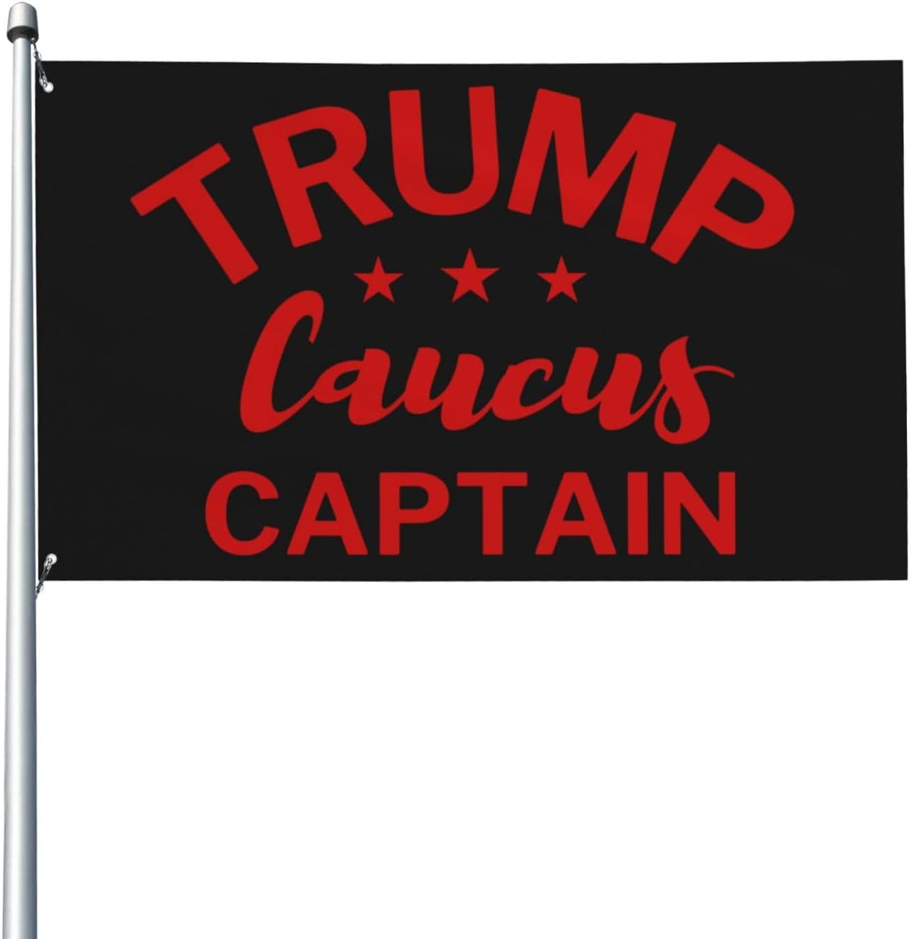 Trump Caucus Captain Pro Trump 2024 Flag 3x5 Ft House Outside Large Banner Outdoor Decoration ...