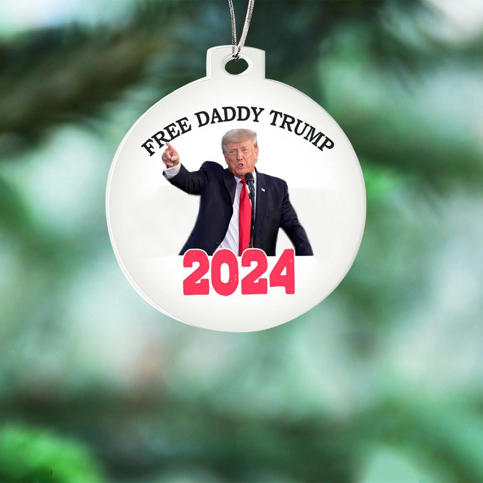 Trump Christmas Ornaments 2024,Maga Funny Trump Christmas Tree ...