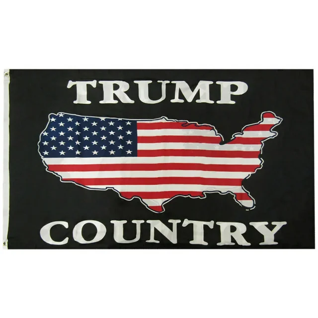 Trump Country USA 100D Woven Poly Nylon 3x5 Flag - Walmart.com