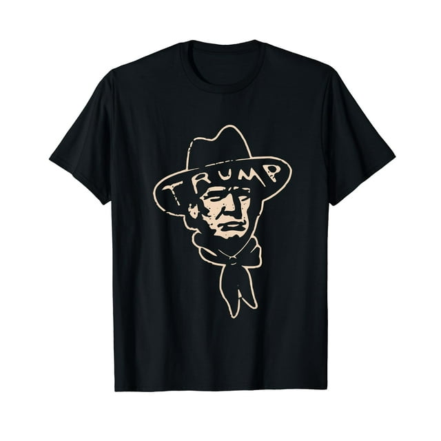 Trump Cowboy, Western Donald Trump T-Shirt - Walmart.com