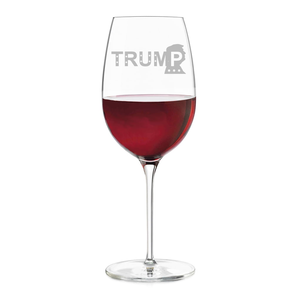 Trump Engraved Wine Glass - Walmart Business Supplies