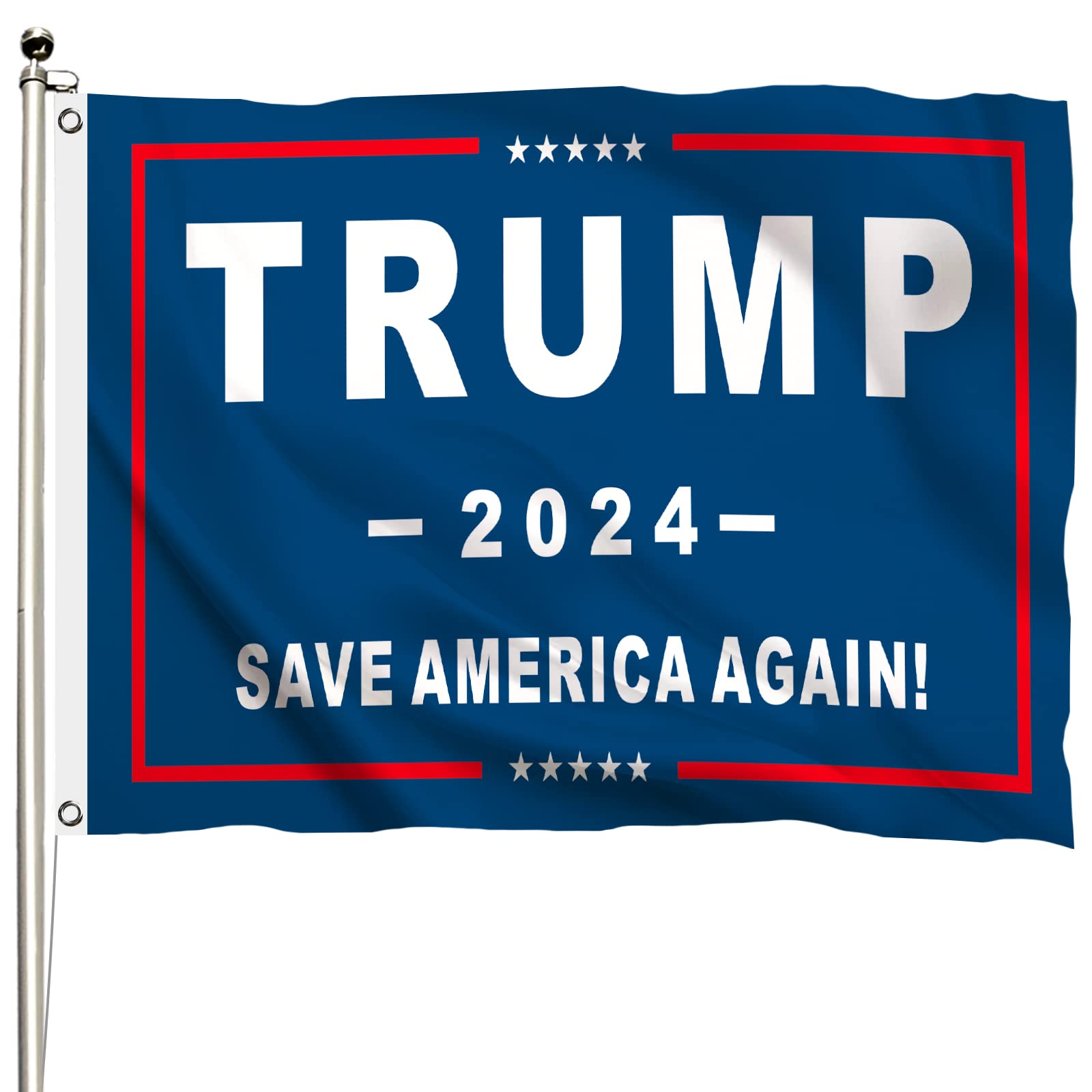 Trump Flag 2024, Save America Again Donald Trump 3x5FT Flags Polyester ...