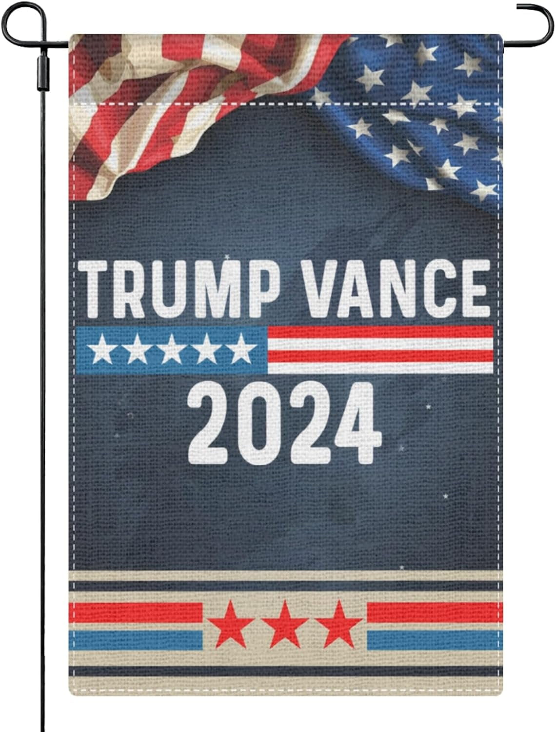 Trump Flag Trump Vance 2024 Flag Trump Vance 2024 Garden Flags Novelty Garden Flag 12x18 Double ...