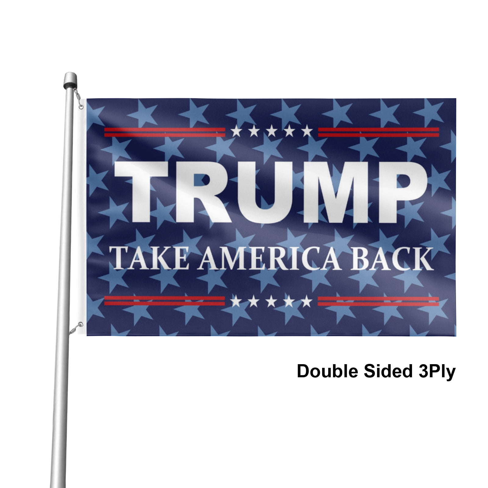 Trump Flags 4x6ft Outdoor Double Sided 3 Ply Take America Back Heavy ...