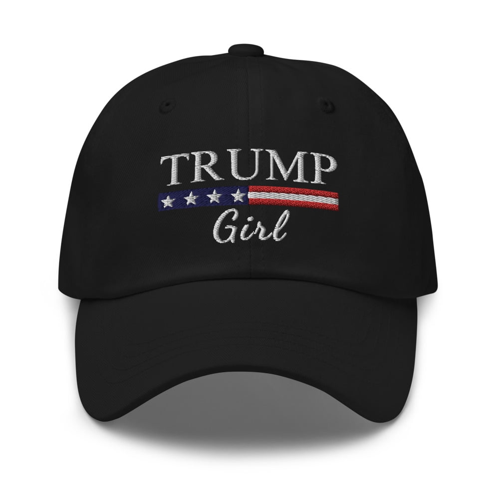 Trump Girl Hat, Trump Girl Dad Hat, American Flag Hat, Trump 2024 Hat ...