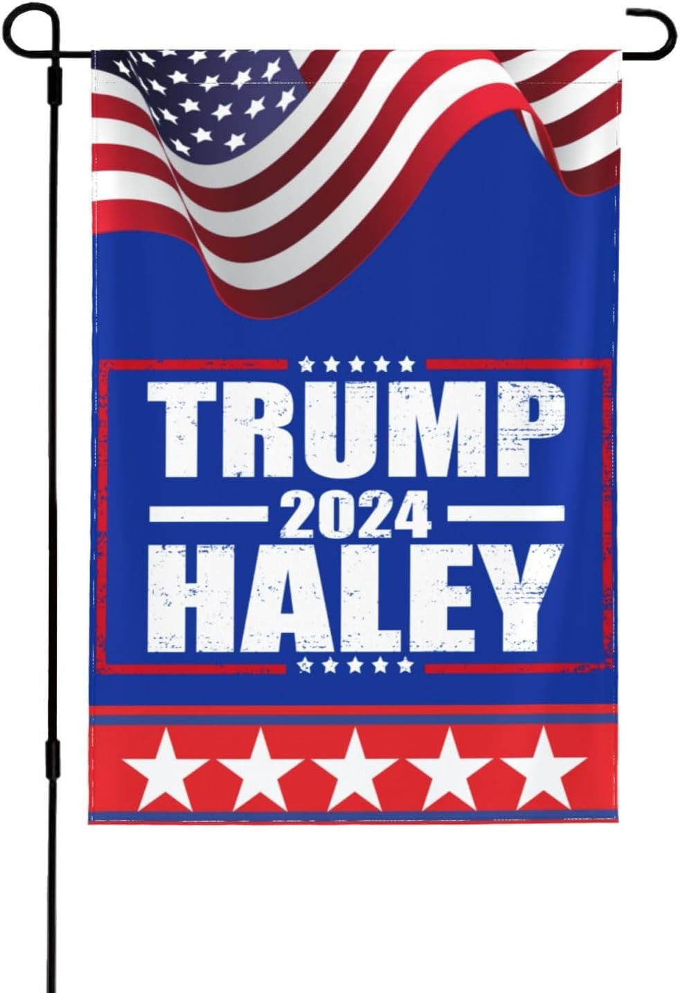 Trump Haley 2024 Flag Outdoor Double Sided Trump Haley 2024 Garden Flag ...