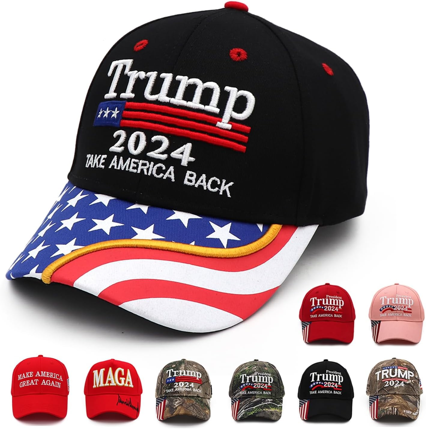 Trump Hat Donald Trump 2024 Hat MAGA Hat Trump Merchandise Embroidery ...
