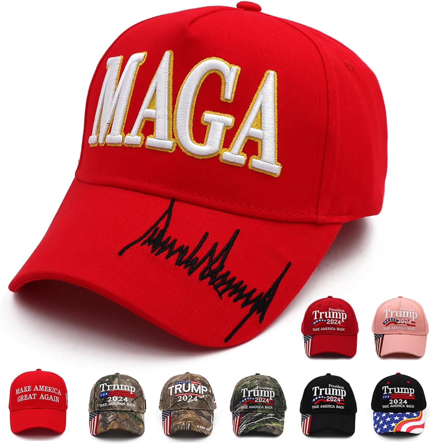 Trump Hat Donald Trump 2024 Hat MAGA Hat Trump Merchandise Embroidery ...