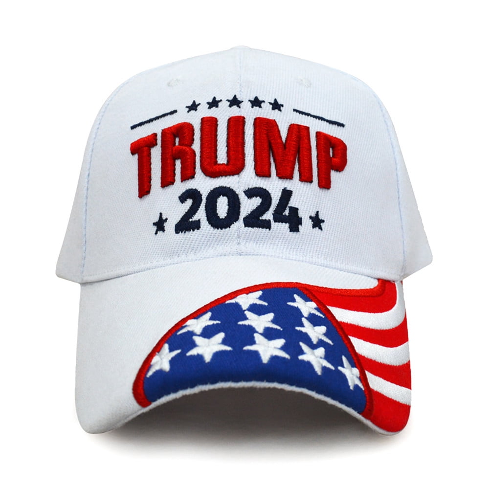 Trump Hat MAGA Hats Trump 2024 Election Hat with Flag Of The United ...