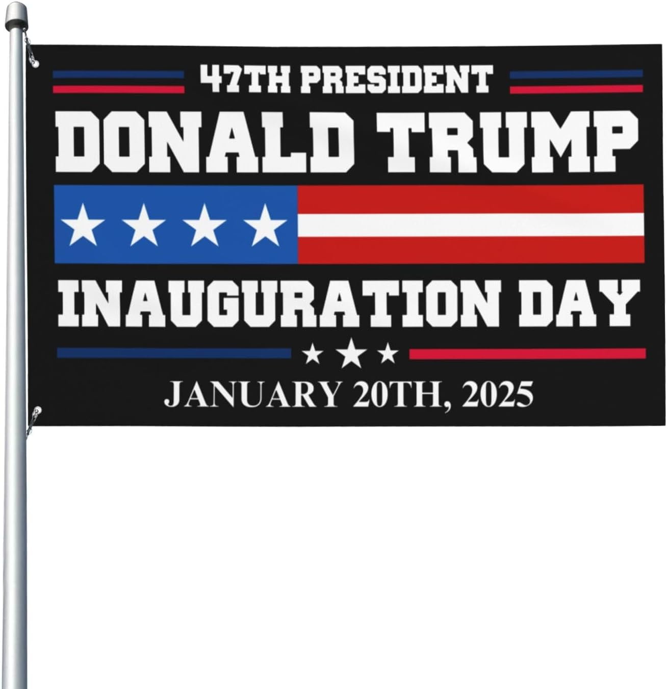 Trump Inauguration Day 2025 47th America President Flags 3x5 Outdoor ...