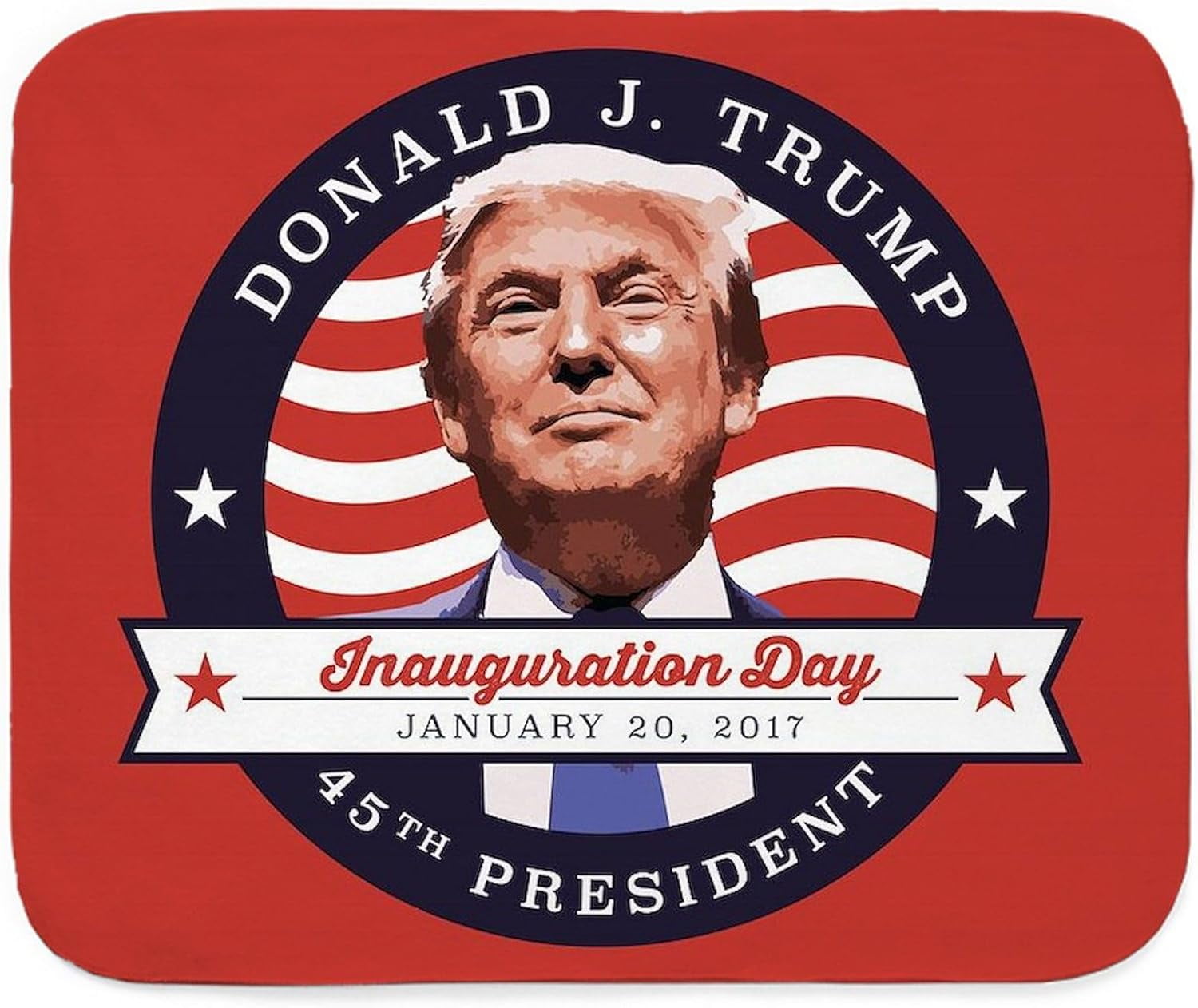 Trump Inauguration Day Sherpa Fleece Throw Blanket, 60" L x 50" W ...