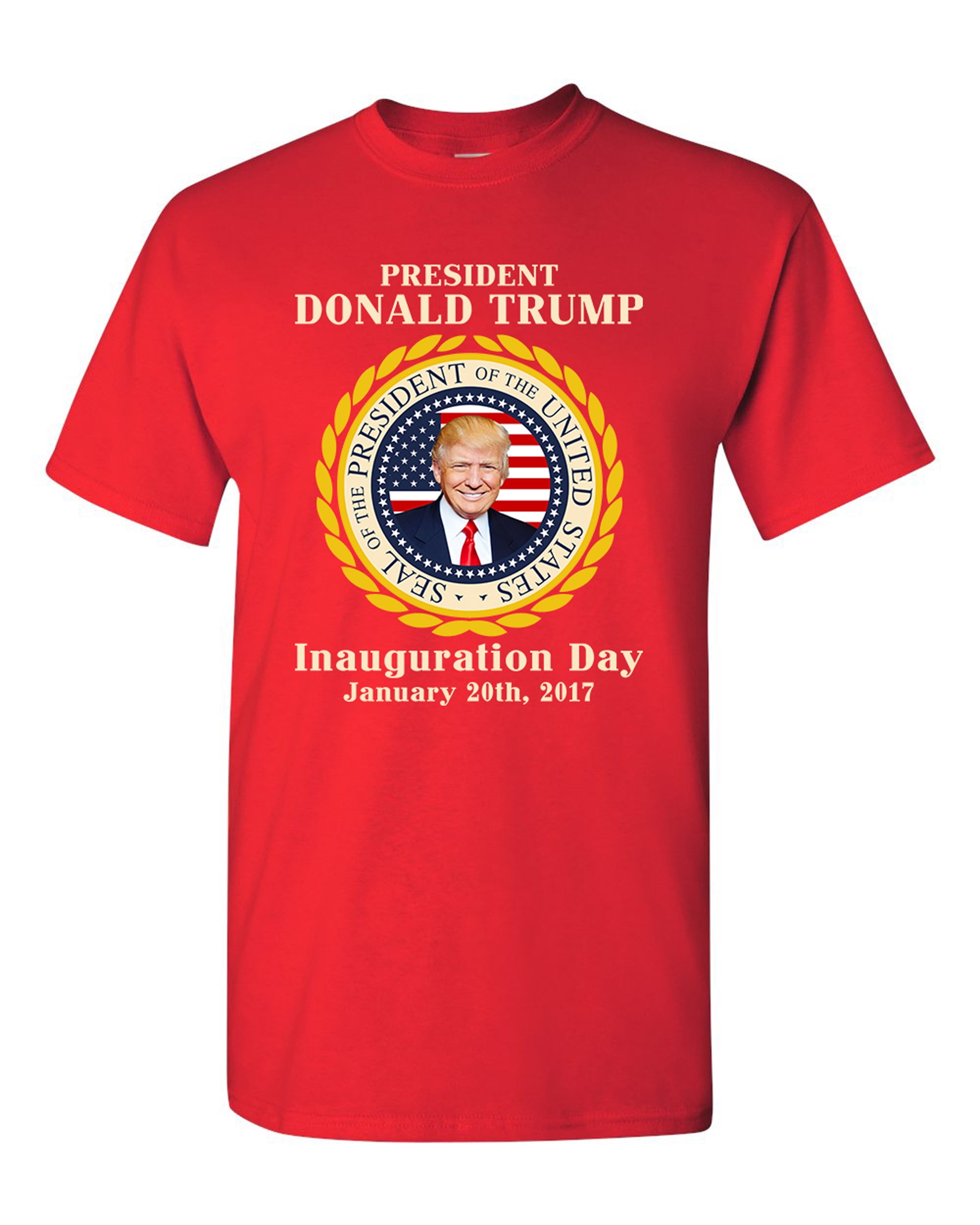 Trump Inauguration Day United States Of America USA Flag DT Adult T ...