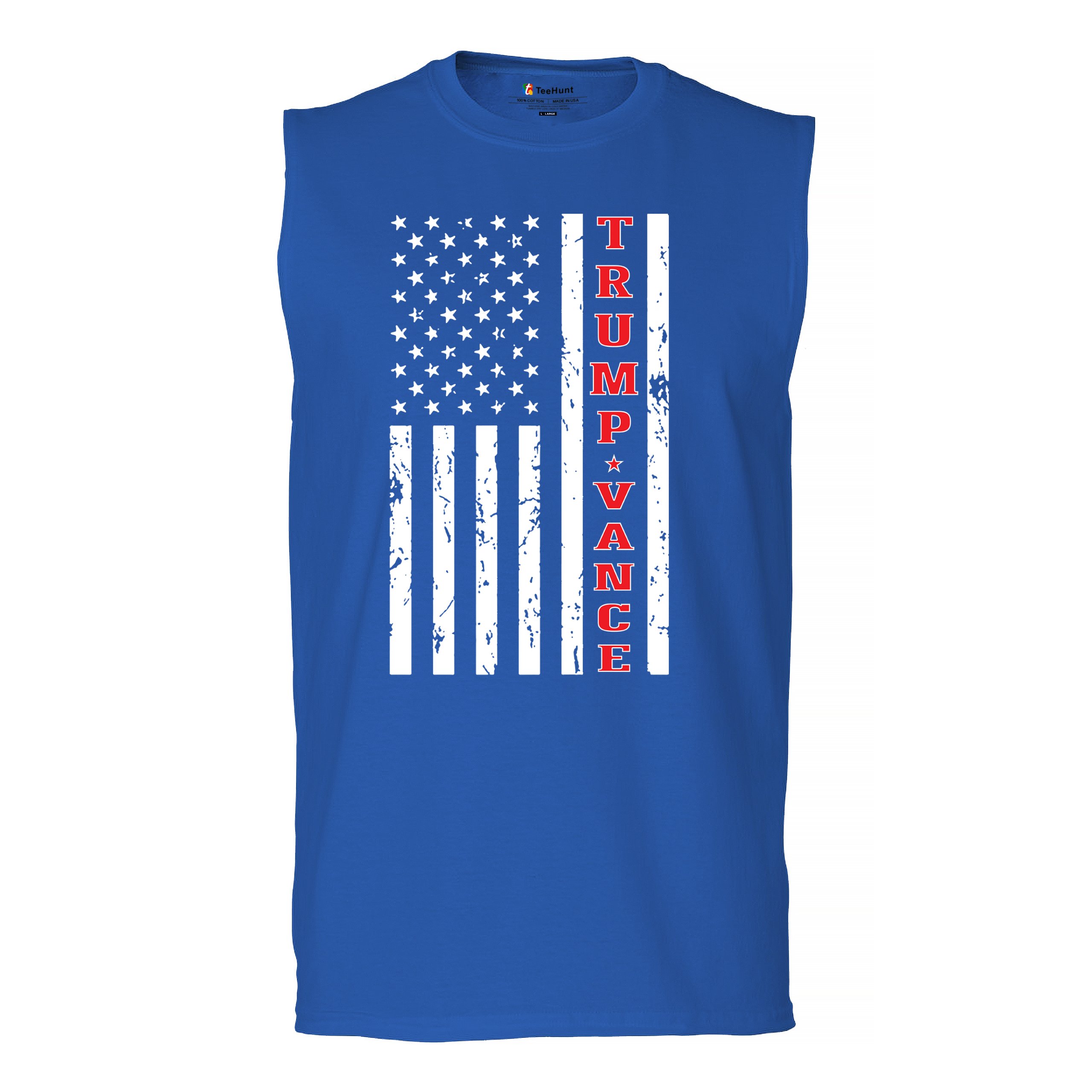 Trump JD Vance 2024 American Flag Muscle Shirt VP Take America Back ...