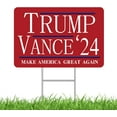 Trump JD Vance Yard Signs 2024, Double Sided Display MAGA Yard Signs ...