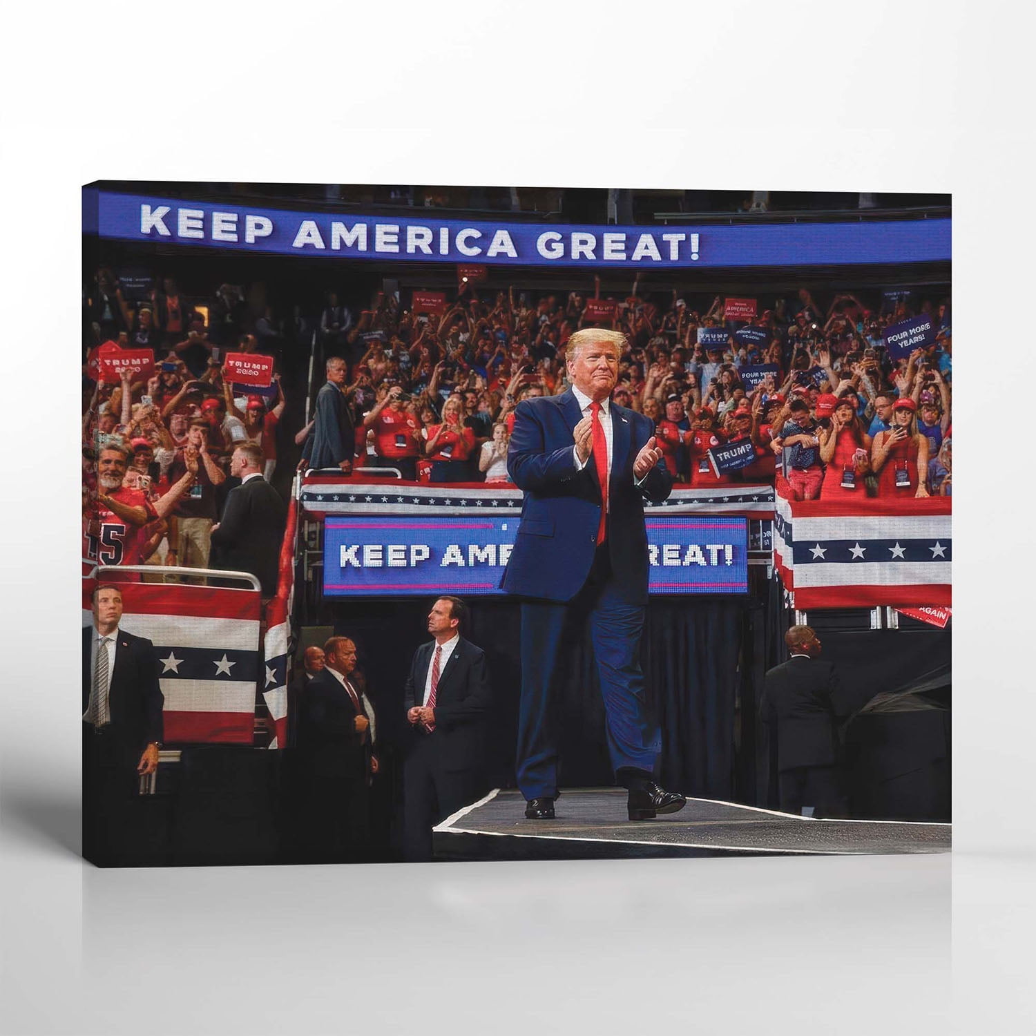 Trump Keep America Great Printed Canvas, Trump Merchandise, Photo of ...