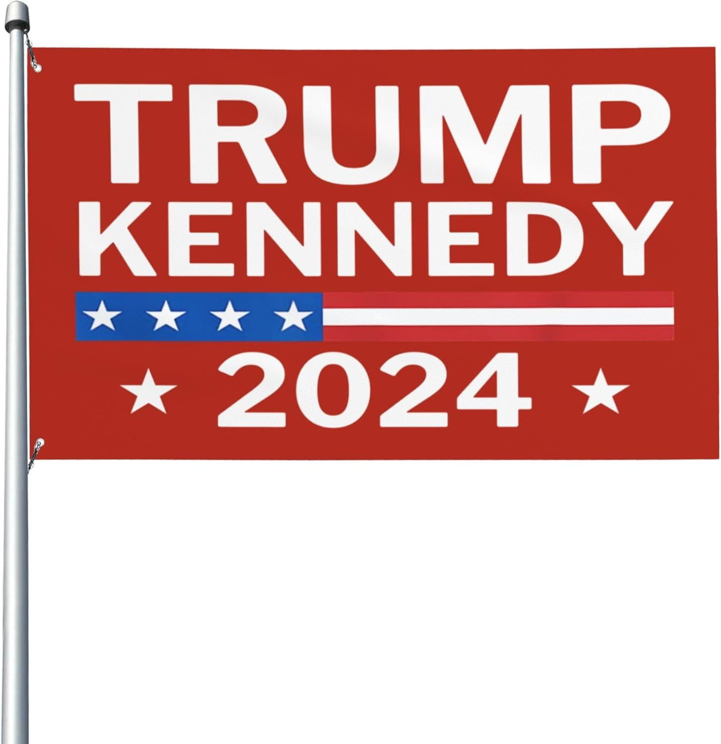 Trump-Kennedy 2024 Flag 3x5 Red, Donald Trump For President 2024 Yard ...