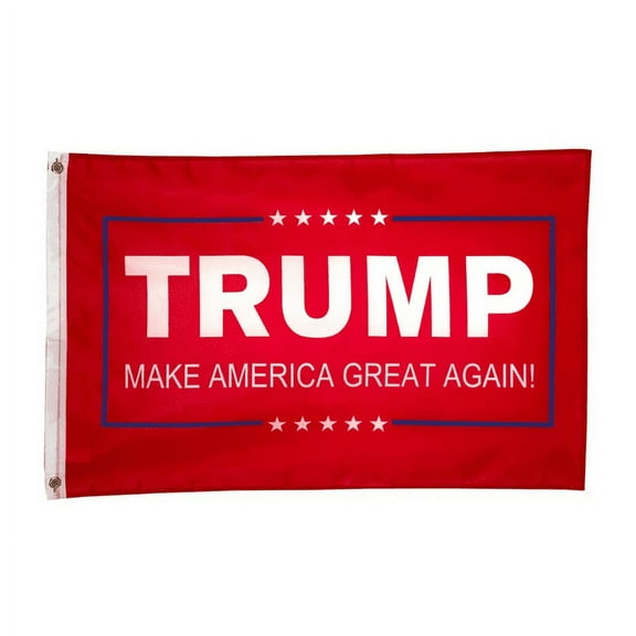 Patriotic MAGA and Trump Flags for Patio Garden Outdoor Decorations