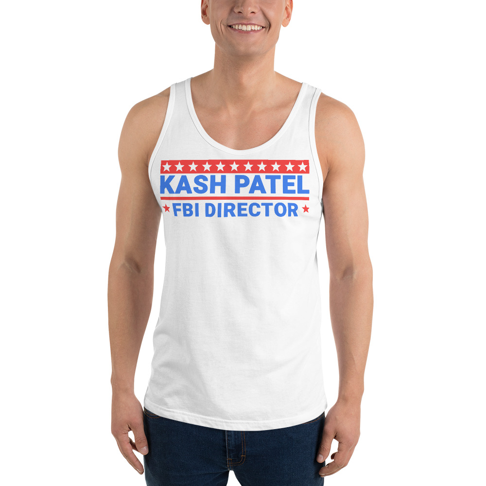Trump MAGA Support Men's Tank Top, Kash Patel FBI Director (S ...