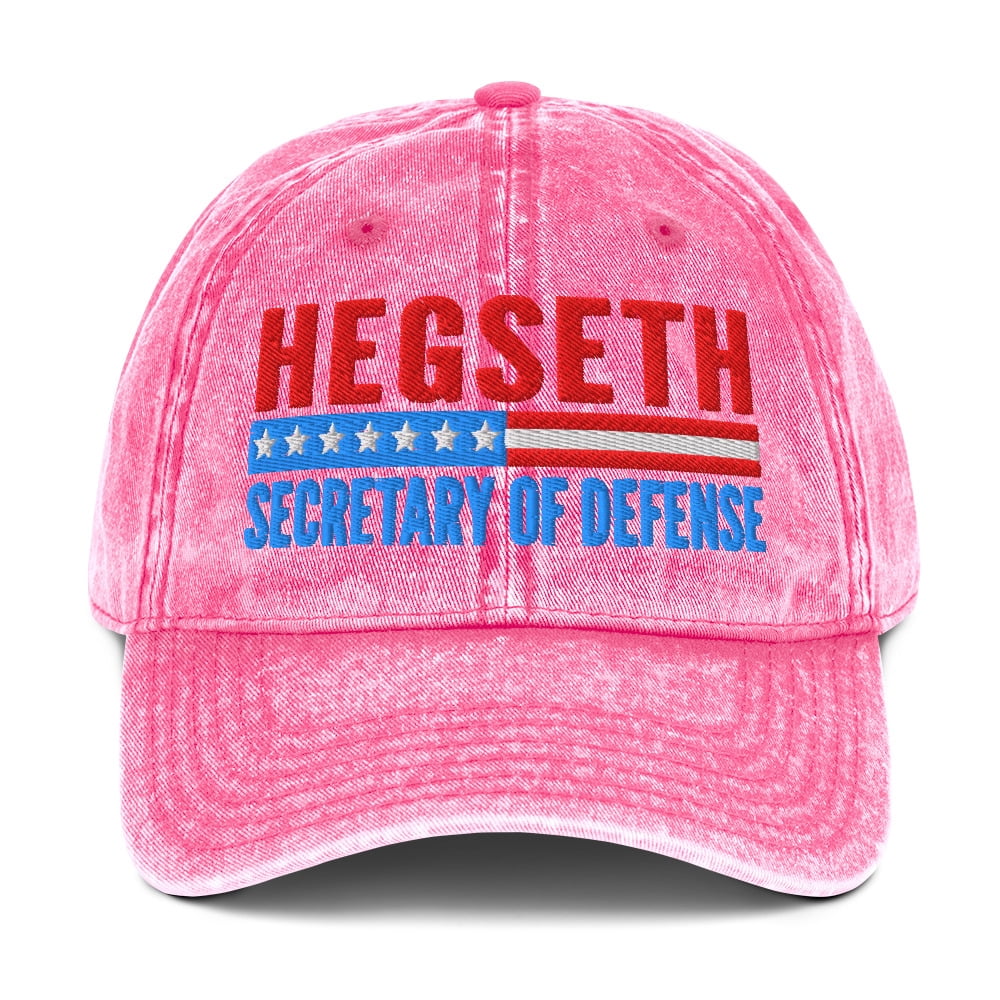 Trump MAGA Supporter Embroidered Vintage Cap, Pete Hegseth Secretary of ...