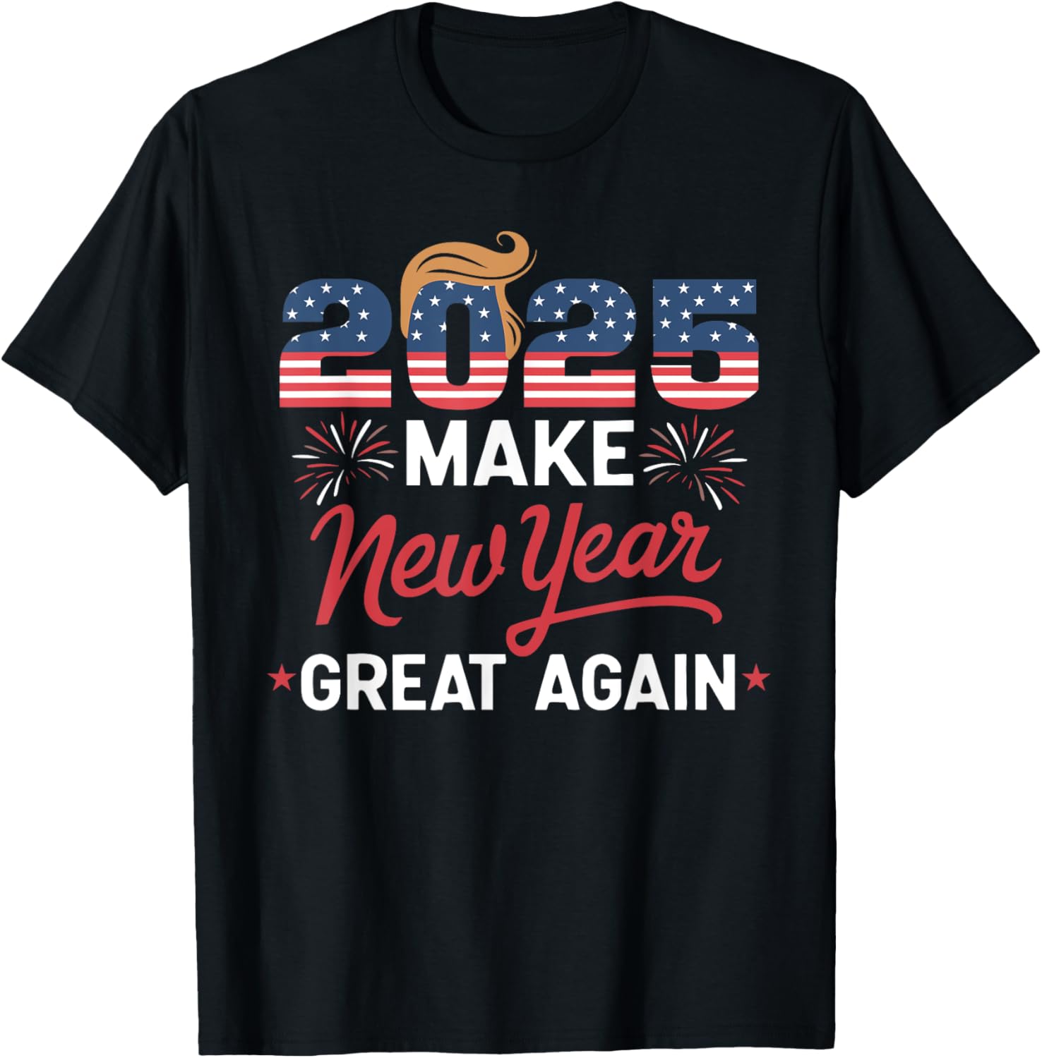 Trump Make New Year Great Again 2025 MAGA Party Countdown T-Shirt ...