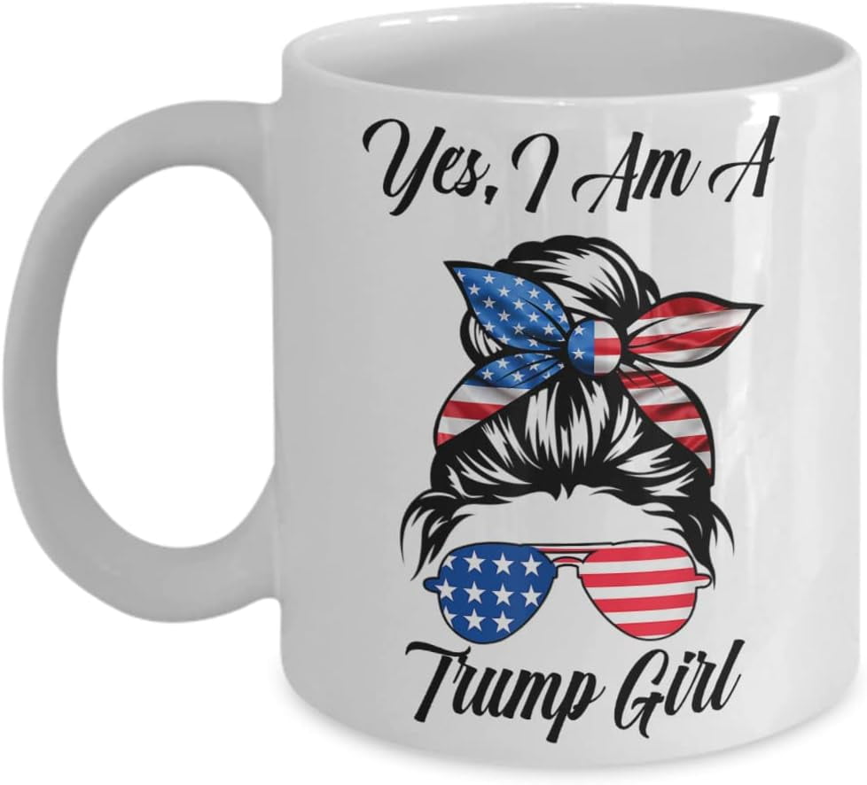 Trump Mug 2024 Girl 11oz Coffee Cup Political Election Gift for Her ...