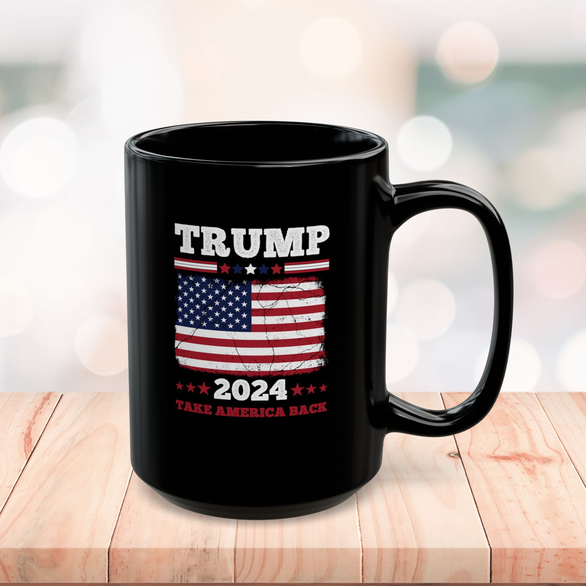 Trump Mug 2024 Take America Back MAGA Black Coffee Mug 11oz or 15oz Cup ...