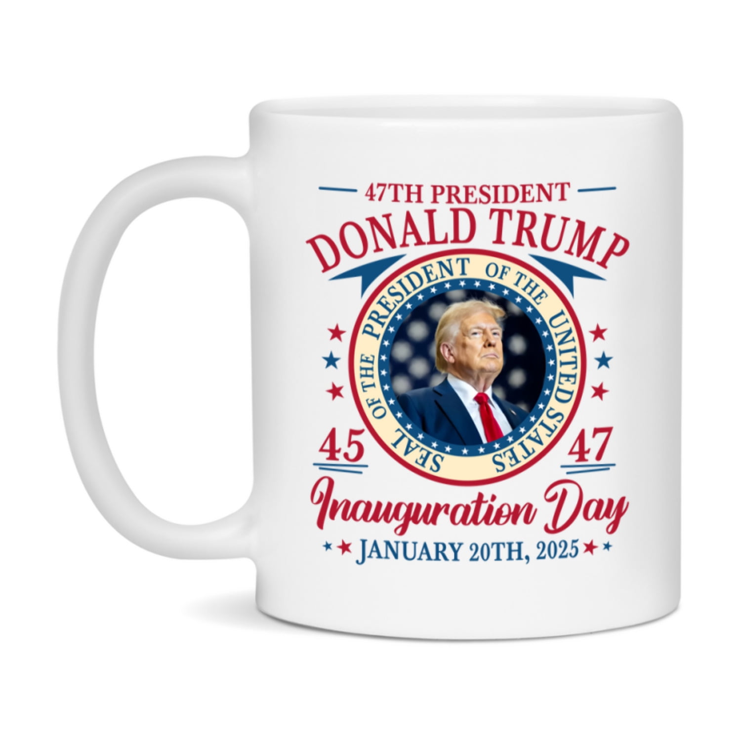 Trump Mug, 2025 Trump Presidential Coffee Cup, Maga Gift In 11Oz Or ...