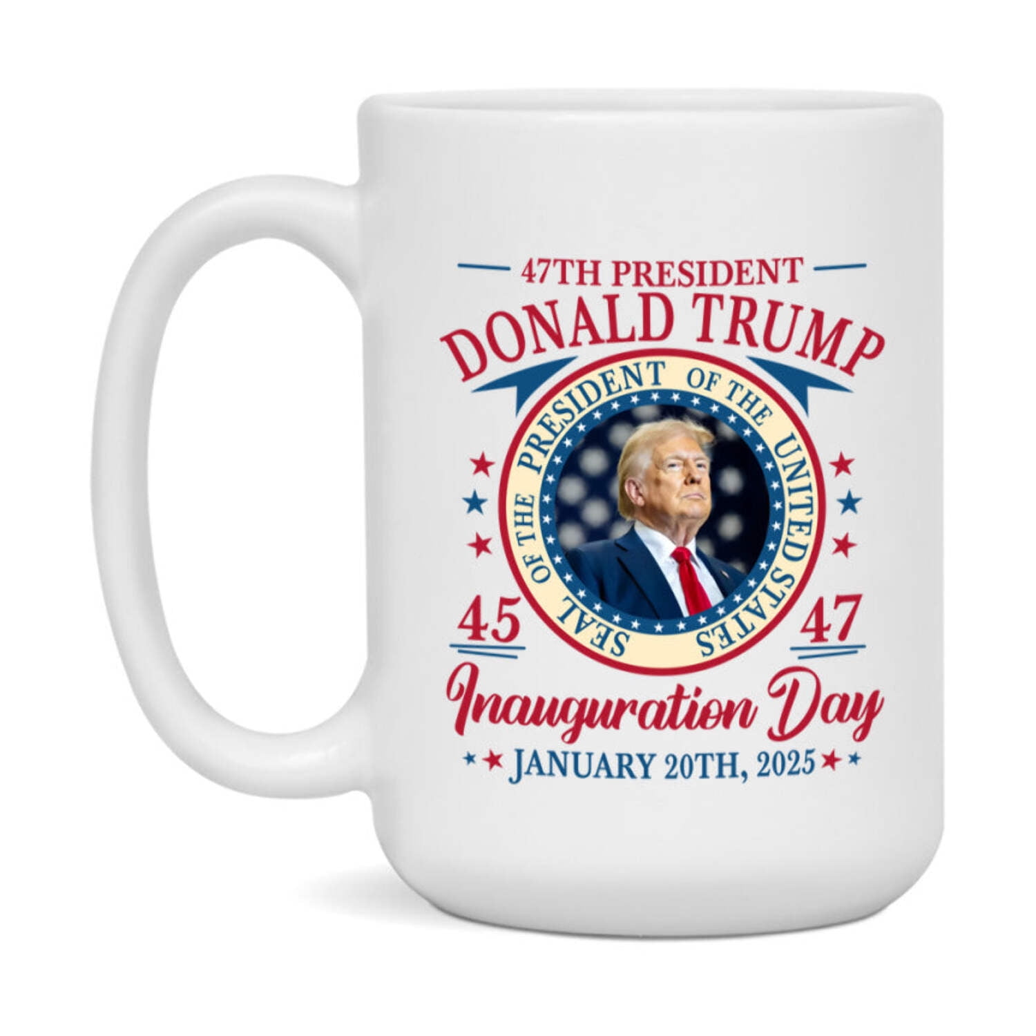 Trump Mug, 2025 Trump Presidential Coffee Cup, Maga Gift In 11Oz Or ...